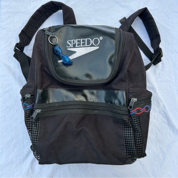 Speedo | Bags | Vintage Speedo Swim Bag W Speedo Goggles Keychain ...